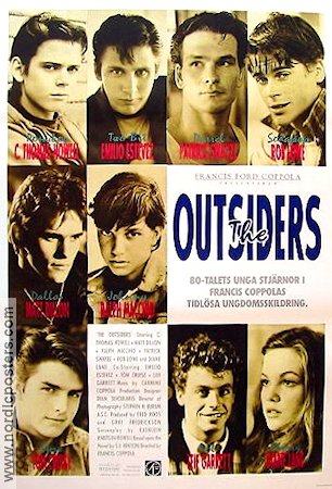 THE OUTSIDERS Movie poster 1983 original Nordic Posters