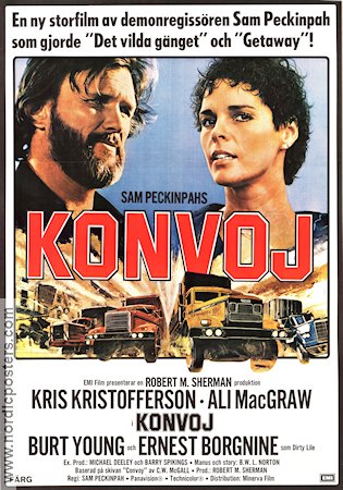 CONVOY Movie poster 1978 original NordicPosters